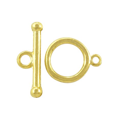 Toggle Clasp 14mm Gold Plated Set