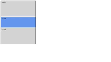 Resizable Panels React Component
