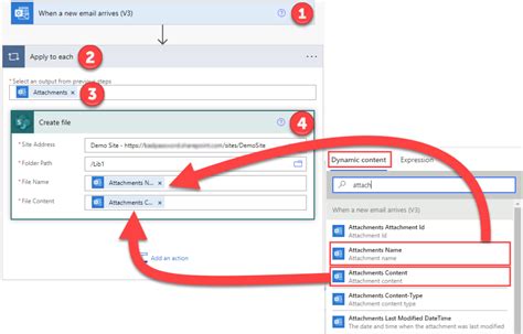 How To Save Email Attachments To A Sharepoint Document Library Using