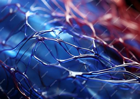 Premium Ai Image Synthetic Fibers Magnified