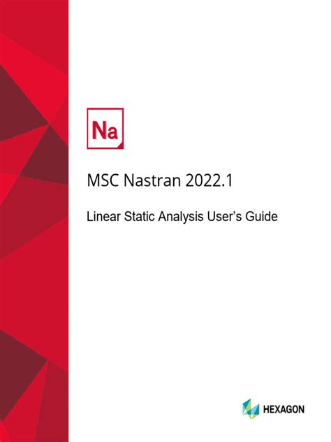 Msc Nastran 2022 1 Linear Static Analysis User Guide Pdf Buckling Trademark