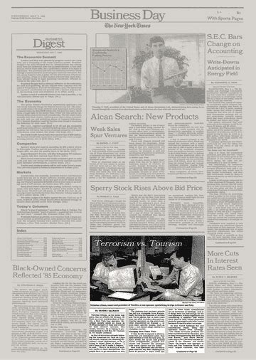 Terrorism Vs Tourism The New York Times