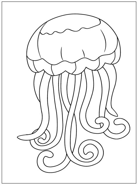 Jellyfish Coloring Pages To Download And Print For Free