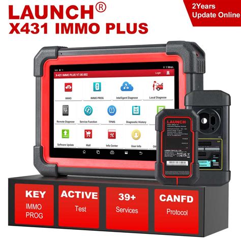 2024 Launch X431 IMMO Plus Key Programmer 3 In 1 IMMO Clone Diagnostics Functions Global Version