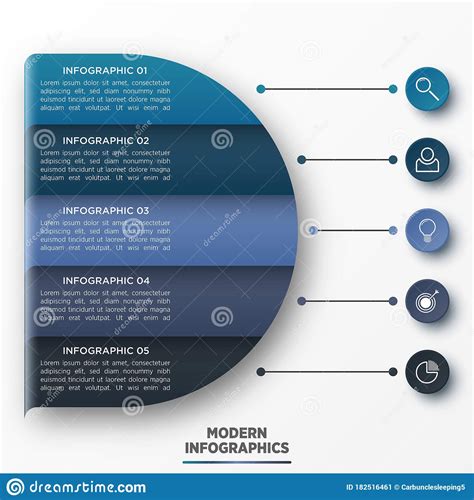 Vector 3d Infographic Template For Presentation Business Data