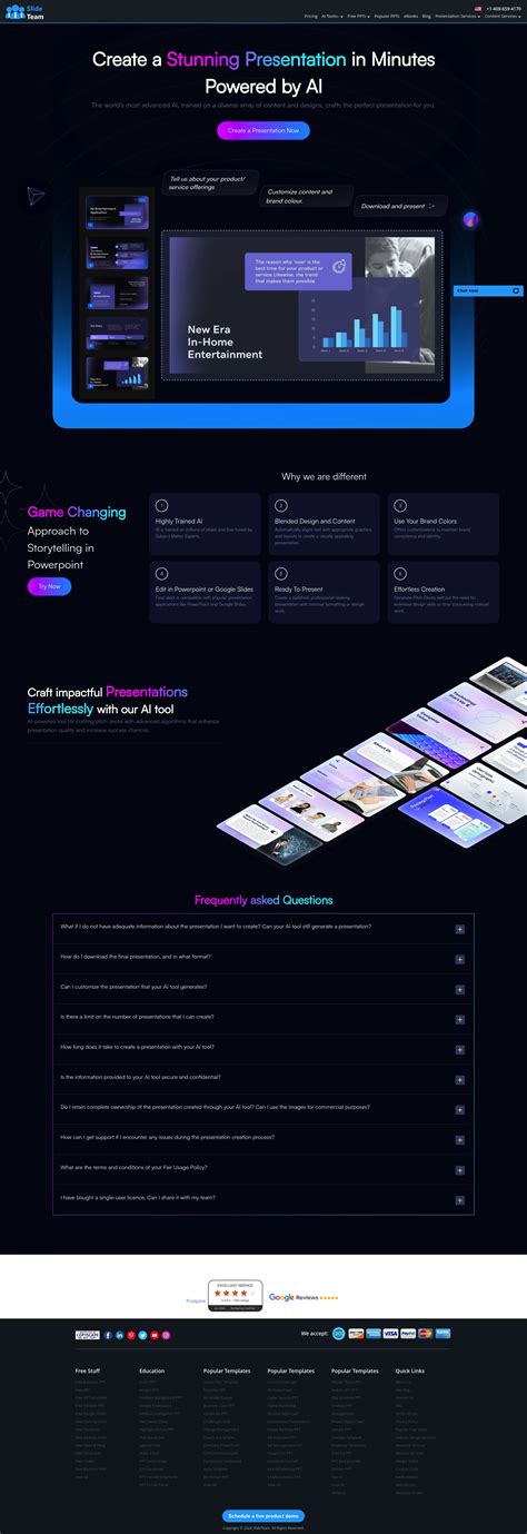 Slideteam Ai Presentation Maker Create Stunning Slides In Seconds