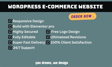 Design Wordpress Woocommerce Or Ecommerce Website By Fardinrehan Fiverr