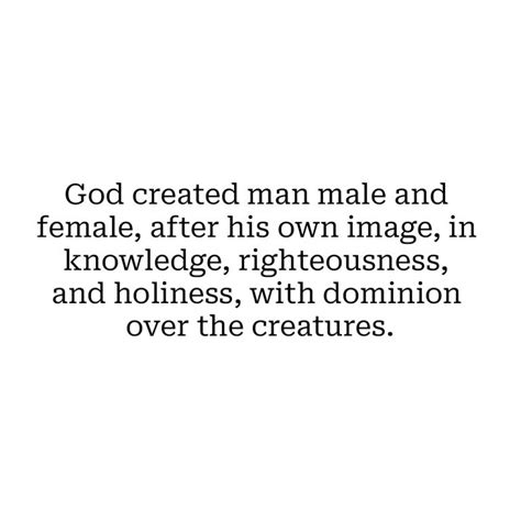 How Did God Create Man Shorter Westminster Catechism