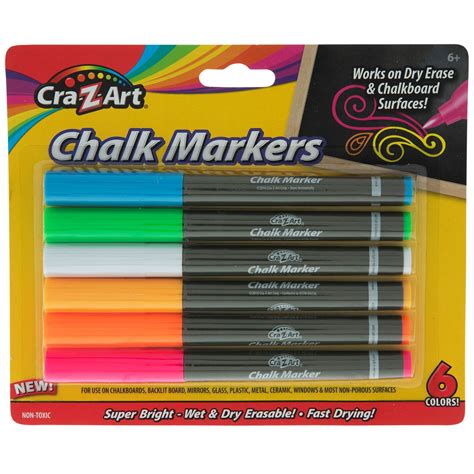 Cra Z Art Chalk Markers 6 Piece Set Hobby Lobby 1842319