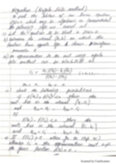 Solution Graphical Representation Of Regula Falsi Method Algorithm Of Regula Falsi Method With
