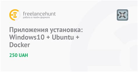 Installation Windows 10 Ubuntu Docker Freelance Job For A