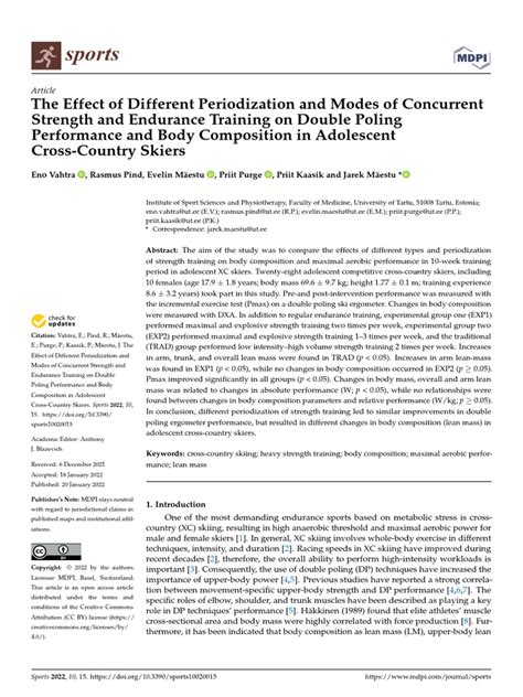 Sports Pdf Strength Training Clinical Medicine