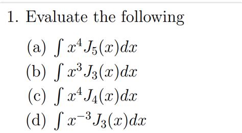 Solved Evaluate The Chegg Com