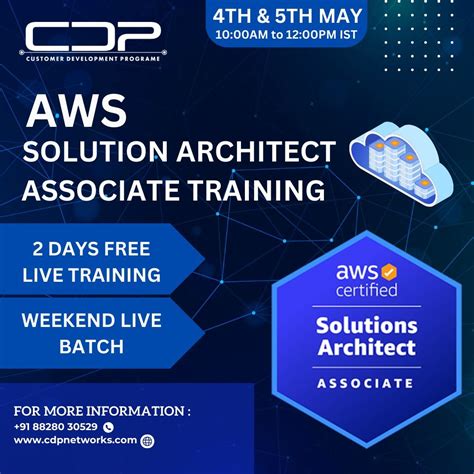 Riyaz Khan On Linkedin Free Training Of Aws Sa By Cdp Networks Cdp Networks Is Inviting You To