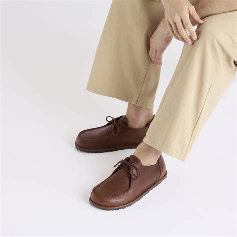 Utti Lace Natural Leather In Color Roast Birkenstock Uk