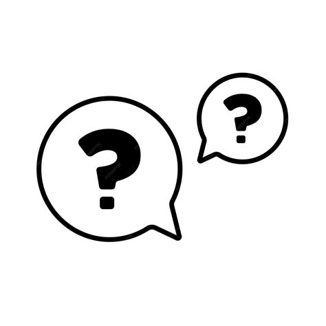 Premium Vector Question Mark Ask Bubble Faq Illustration Help Sign Speech Bubble Chat Question