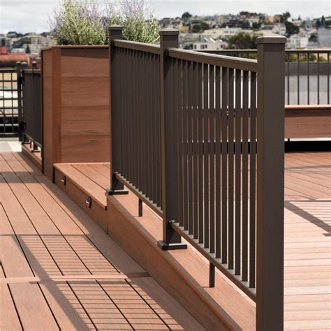 Timbertech Impression Level Rail Kit 6 Ft X 42 In Bronze