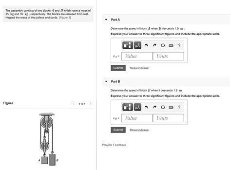 Solved The Assembly Consists Of Two Blocks B1 And B3 Which Have