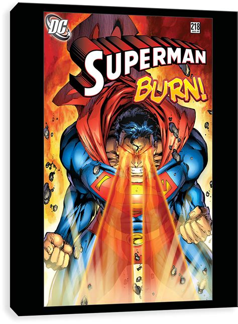 Download Comic Dc Burn Superman Burn Poster Png Image With No