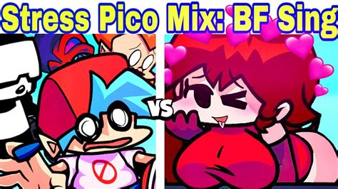 Friday Night Funkin Stress Pico Mix But Bf Sings It Thicc Gf