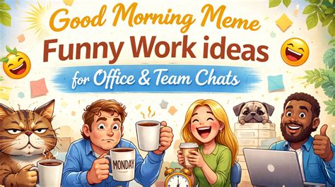 Good Morning Meme Funny Work Ideas For Office And Team Chats