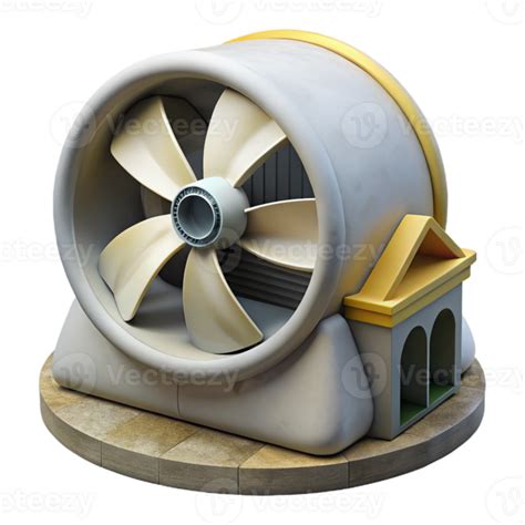 Extraordinary Creative Tidal Turbine Generator Housing Side View