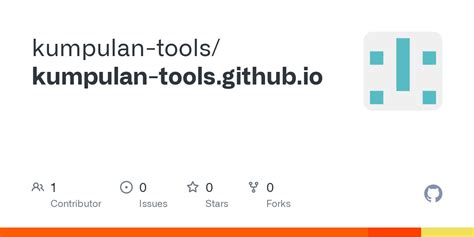 Github Kumpulan Toolskumpulan