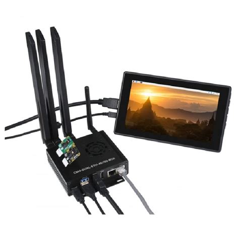 Waveshare Dual Gigabit Ethernet G G Mini Computer Based On Raspberry Pi Compute Module NOT