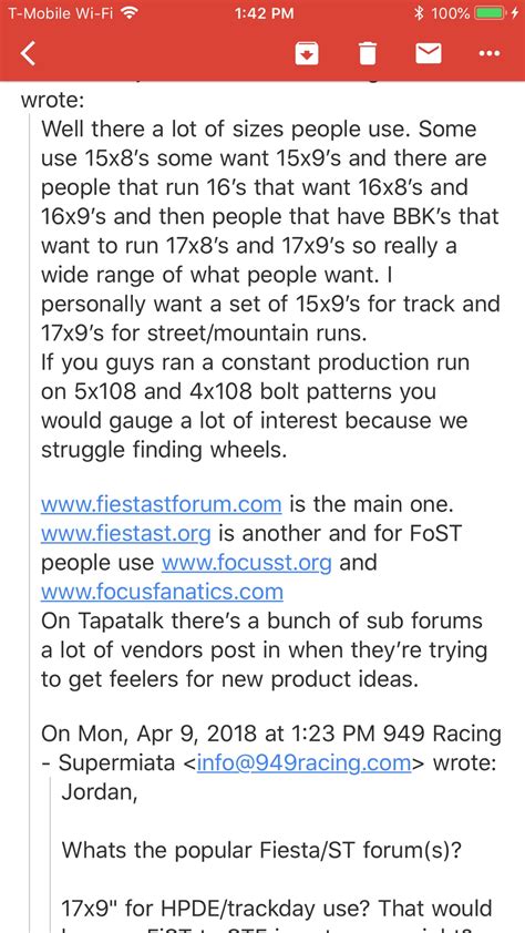 Racing ULs Possibility Be On The Lookout Fiesta ST Forum