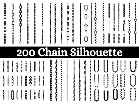 Chain Svg Bundle Chain Dxf Chain Png Chain Eps Chain Etsy