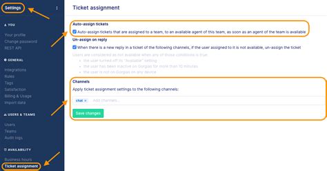 Auto Assign And Auto Unassign Tickets Gorgias Helpdesk Documentation
