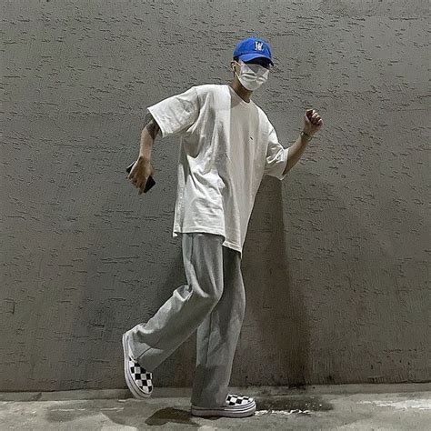 穿搭에 있는 戳戳님의 핀 한국 패션 남자 캐주얼 의상 남성복