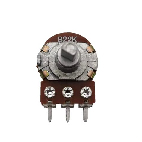 22k Ohm Rotary Potentiometer B22k 3 Pin Variable Resistor For Arduin