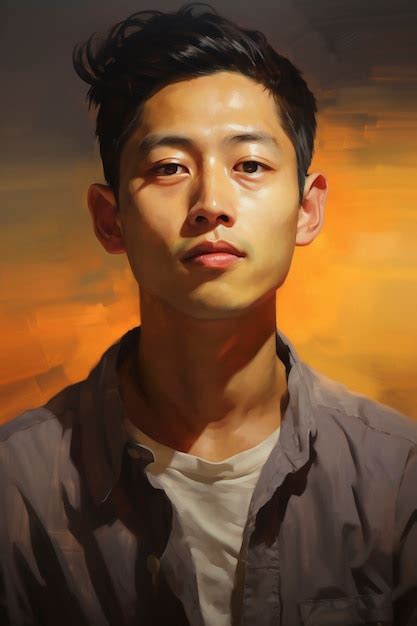 Peinture D Un Portrait D Homme Image G N R E Base Dia