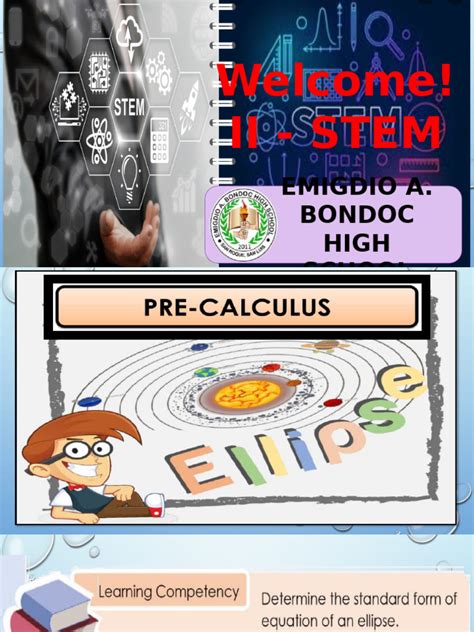 Q1 Pre Cal Lesson 3 Ellipse Pdf