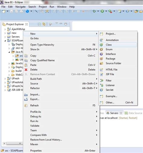 Create Java Soap Web Service Using Eclipse