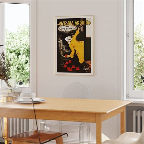 La Victoria Arduino Coffee Maker Poster Caffé Espresso Art Vintage