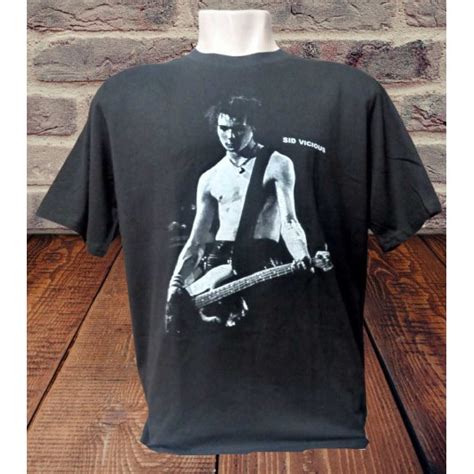Camiseta De Rock Camisa De Banda Camiseta Do Sid Vicious Do Sex Pistols Shopee Brasil