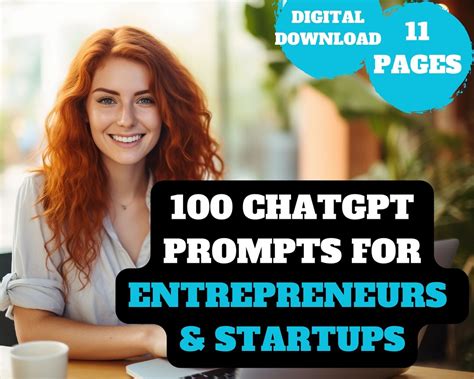 Chatgpt Power Prompts For Entrepreneurs Startups To Head Etsy