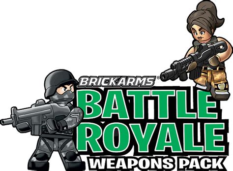 Brickarms Battle Royale Pack Lego Minifigure Weapons Pack