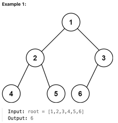 0222count Complete Tree Nodes【s】计算完全二叉树的节点数 Csdn博客