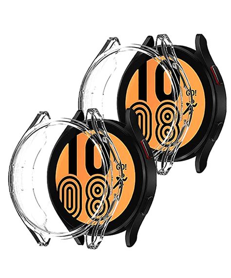 2p 세트 몬드몬드 갤럭시워치4 크리스탈 클리어 하드 케이스 40mm 44mm 투명케이스 에이블리