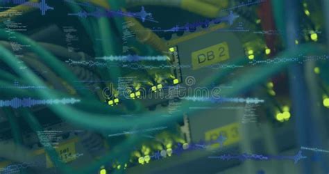 Animation Of Soundwaves Graphs And Computer Language Over Wires