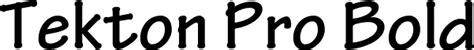 Download Free Tekton Pro Bold Font Tektonpro Boldotf