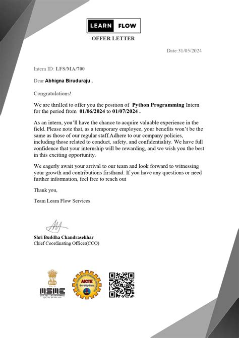 Abhigna Biruduraju On Linkedin Learnflowservices Internship