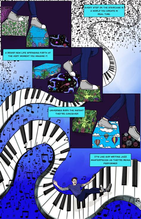 Promo Staircase Wit Script By Me Art By Kimberlyn Renee Rcomicwriting