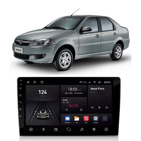Central MultimÍdia Android Fiat Siena 08 12 7 Ou 9 Quadcore Plus 232gb Navpro Caska Navpro