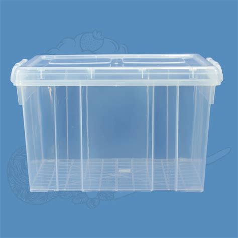 กล่องพลาสติกใส ฝาล็อค ขนาด กว้าง 43 X ยาว 30 X สูง 26 ซม Shopee Thailand