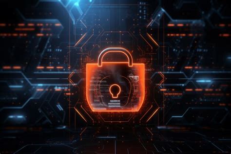 Premium Photo Concept For Cyber Security Firewall Interface