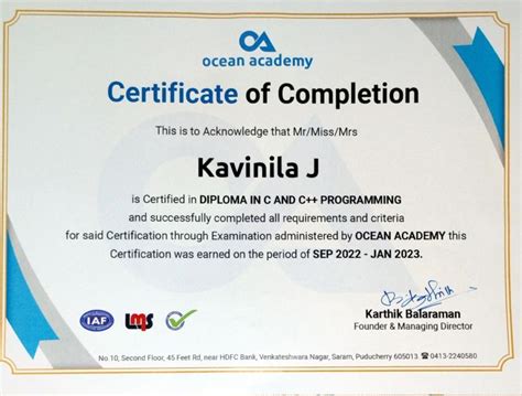 kavinila j on linkedin cplusplus learning codingjourney